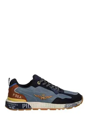 AERONAUTICA MILITARE Logo-motif Sneakers - Blue