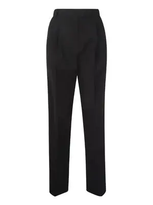 THE FRANKIE SHOP Bea Suit Trousers With Rear Welt Pockets - Black