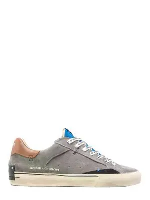 CRIME LONDON Laced Panelled Sneakers - Grey