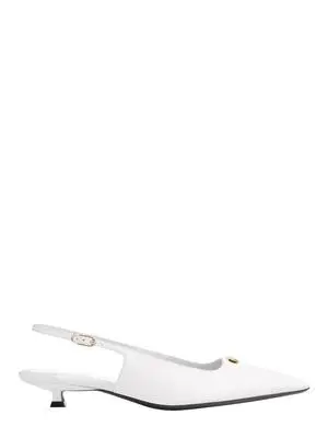 SERGIO ROSSI Square-toe Sandals - White