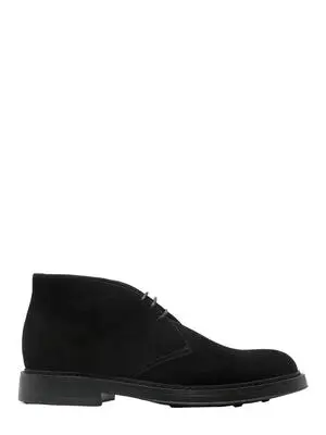 DOUCAL'S Lace-up Chukka Shoes - Black