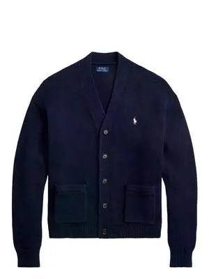 Polo Ralph Lauren Logo-embroidered Cotton Cardigan - Blue