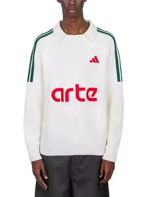 Adidas X Arte Antwerp Long-sleeved Sweater - Neutrals