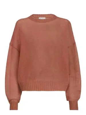 BRUNELLO CUCINELLI Monili-Detail Crew-Neck Sweater
