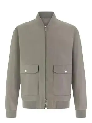 Boggi Milano Technical Bomber Jacket - Grey
