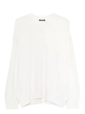 Balmain Crew-neck Sweater - Neutrals