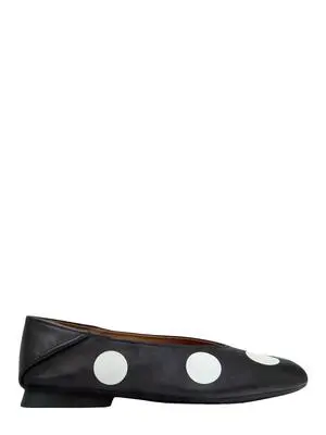 Camper Casi Myra Polka-dot Ballerinas - Black