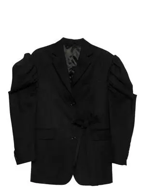 Simone Rocha Bow Cut-out Blazer - Black