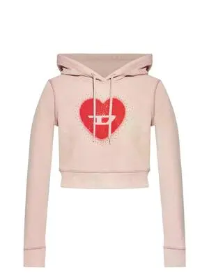 DIESEL F-slimmy Hoodie - Pink