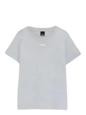 Pinko Logo-appliqué T-shirt - Blue