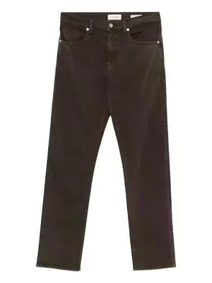FRAME Modern Straight Trousers - Brown