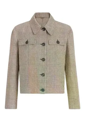 Brunello Cucinelli Monili Detail Button-fastening Jacket - Neutrals