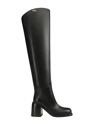 SERGIO ROSSI Avenue Over-the-knee Boots - Black