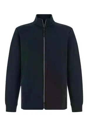 Boggi Milano Zip Pocket Sweater - Blue