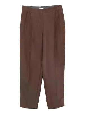 Brunello Cucinelli Pleated Trousers - Brown