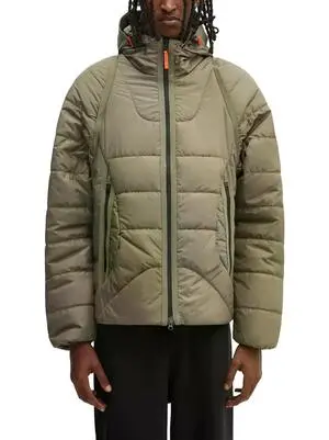 NAPAPIJRI Quilted Hooded Jacket - Green