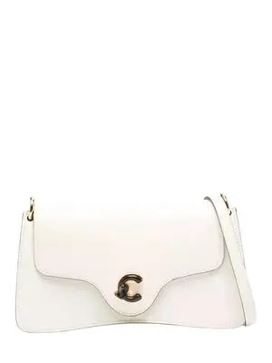 COCCINELLE Small C-me Logo Crossbody Bag - White