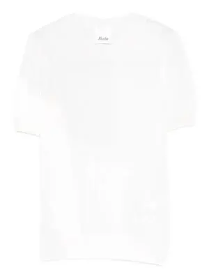ALLUDE Short-sleeve T-shirt - White