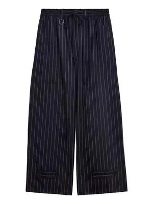 Y3 Pinstripe Drawstring Trousers
