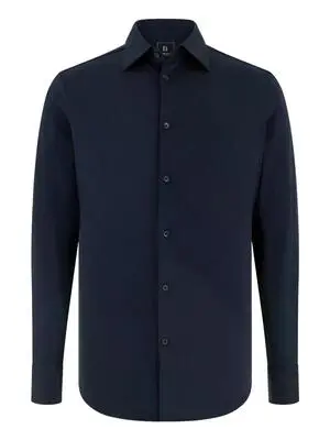 Boggi Milano New York Collar Polo Shirt - Blue