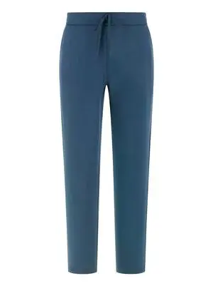Boggi Milano Drawstring Patch Pocket Track Pants - Blue