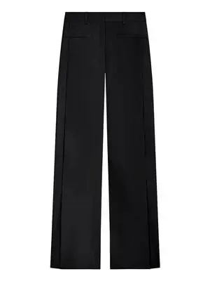 COURREGES Logo Pleated Trousers