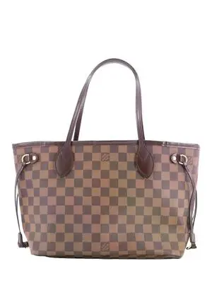 LOUIS VUITTON Neverfull Damier Pm Tote - Brown