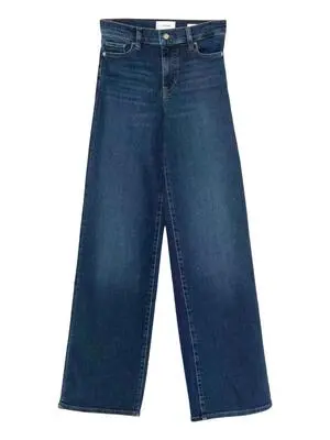 FRAME Le Slim Palazzo Jeans - Blue