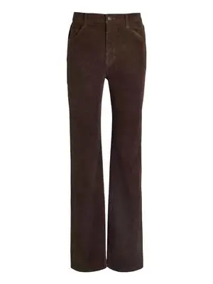 NILI LOTAN Joan Corduroy Trousers - Brown