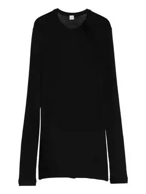 TOTEME Long-sleeve T-shirt - Black