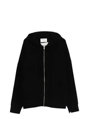 EXTREME CASHMERE X Zip-up Hoodie - Black