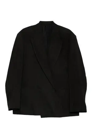 Studio Nicholson Double-breasted Blazer - Black
