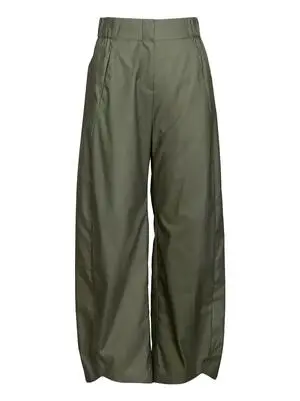 Zero + Maria Cornejo Elasticated-waist Trousers - Green