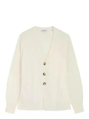 Veronica Beard Buttoned V-neck Cardigan - Neutrals