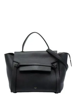 CELINE 2015 Mini Grained Calfskin Belt Satchel