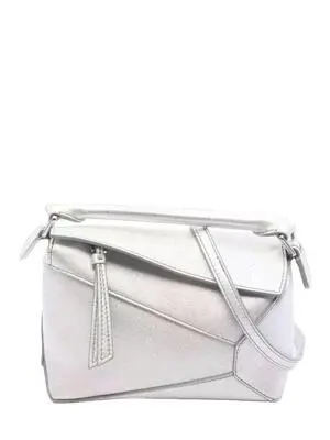 Loewe 2010-2025 Mini Puzzle Satchel - Silver