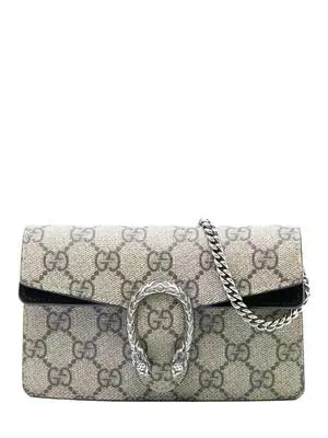 Gucci Mini Gg Supreme Dionysus Crossbody Bag - Brown