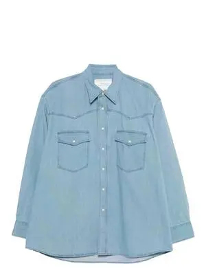 Studio Nicholson Flap-pocket Shirt - Blue