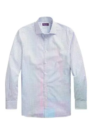 Ralph Lauren Purple Label Tattersall Twill Shirt - White