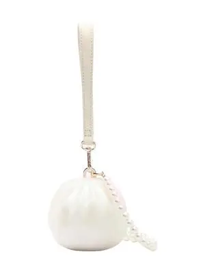 Simone Rocha Pearl Crossbody Bag - White