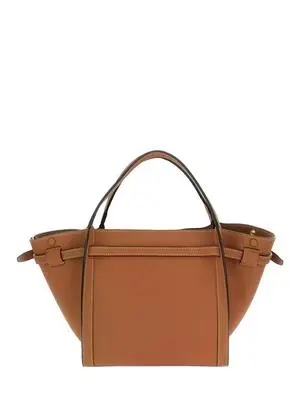 TOD'S Leather Tote Bag - Brown