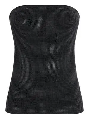 Wolford Embellished Liquid Fatal Tube Top - Black