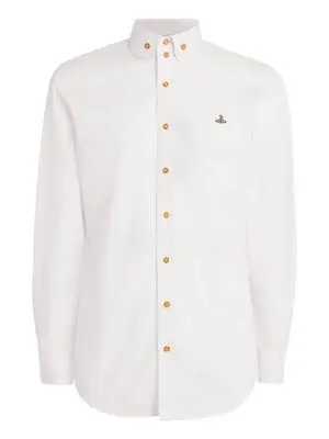 VIVIENNE WESTWOOD Cotton 2-button Krall Shirt - White