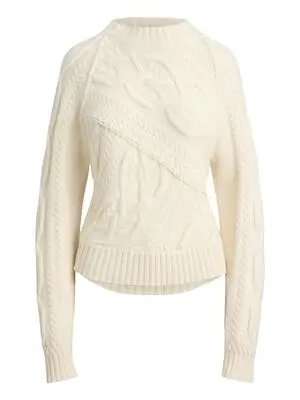 Ralph Lauren Cashmere Cable-knit Sweater - White
