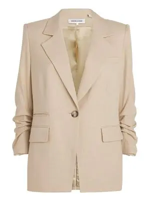 Veronica Beard Battista Dickey Blazer - Beige