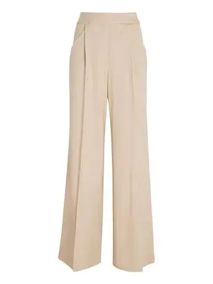 Veronica Beard Marbeau Wide-leg Trousers - Beige