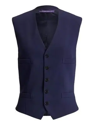 Ralph Lauren Wool Jaiden Waistcoat - Navy