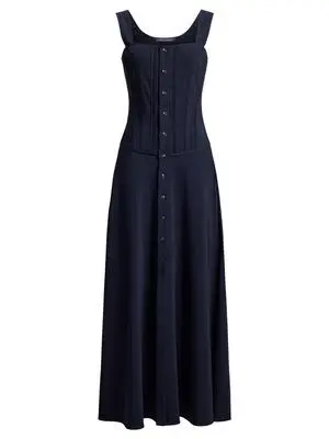 RALPH LAUREN A-Line Midi Dress