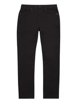 7 For All Mankind Standard Straight Jeans - Black