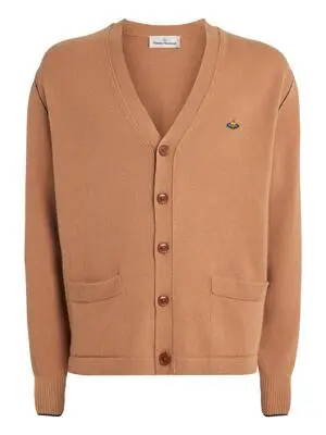VIVIENNE WESTWOOD Wool-cashmere Alex Cardigan - Beige